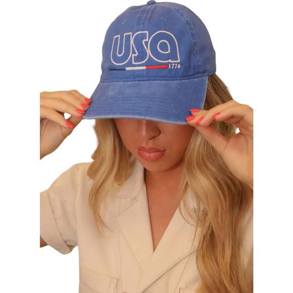 Charlie Southern | Accessories | New Charlie Southern Usa Hat In Blue ...